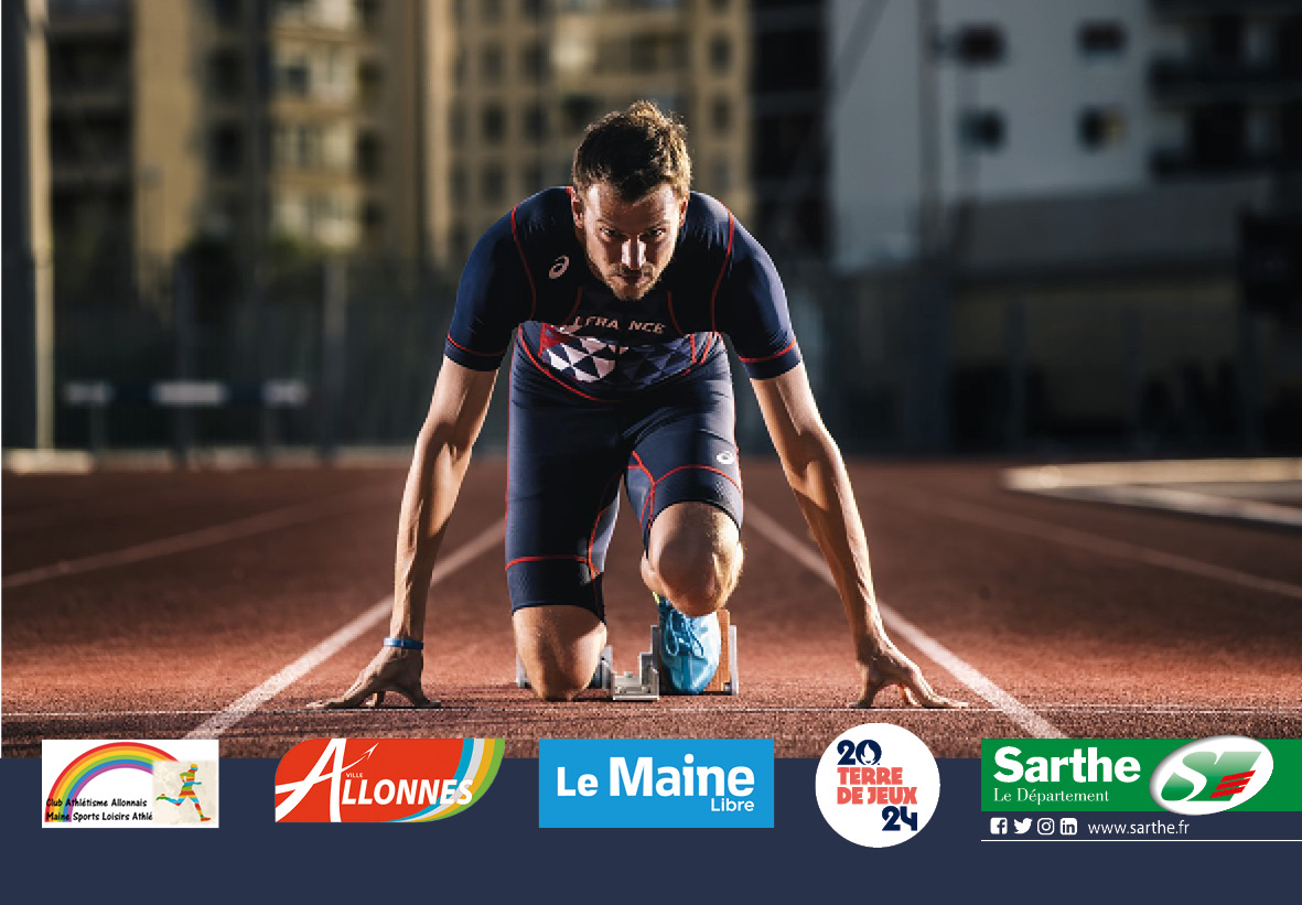 Le sprinteur double médaillé olympique Christophe Lemaitre en ...